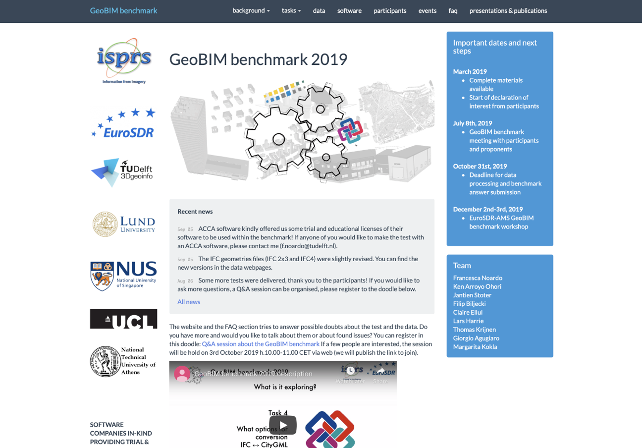 Update on the GeoBIM benchmark | Urban Analytics Lab | Singapore