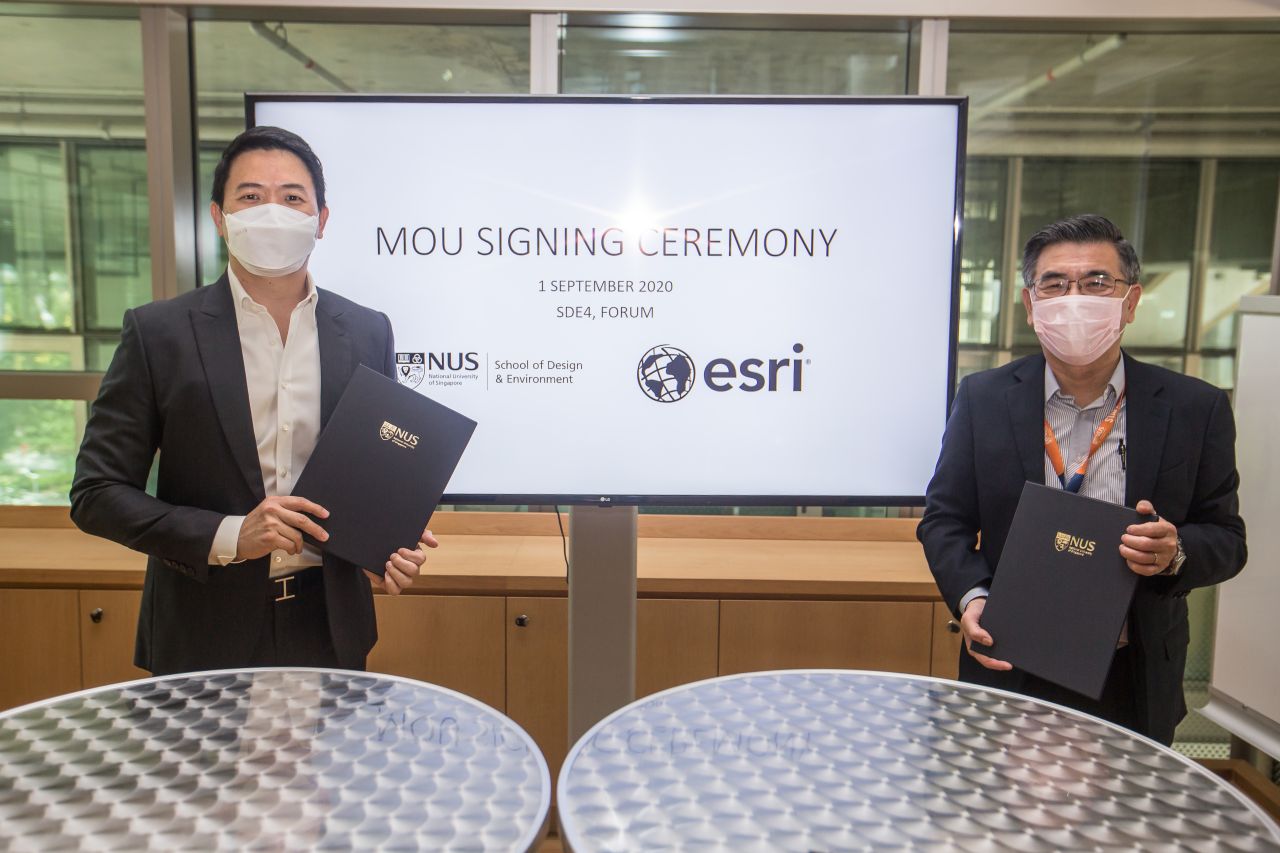 SDE signed MOU with Esri Singapore to expand research in geospatial ...